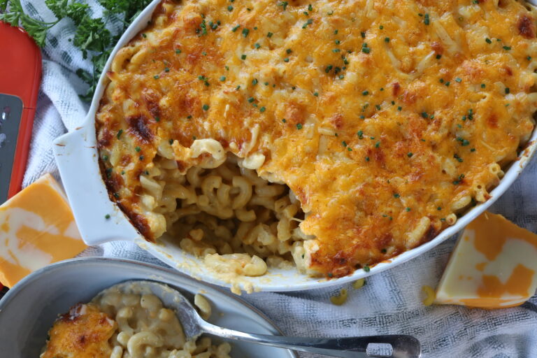 Old Fashioned Baked Macaroni and Cheese - One Stop Chop