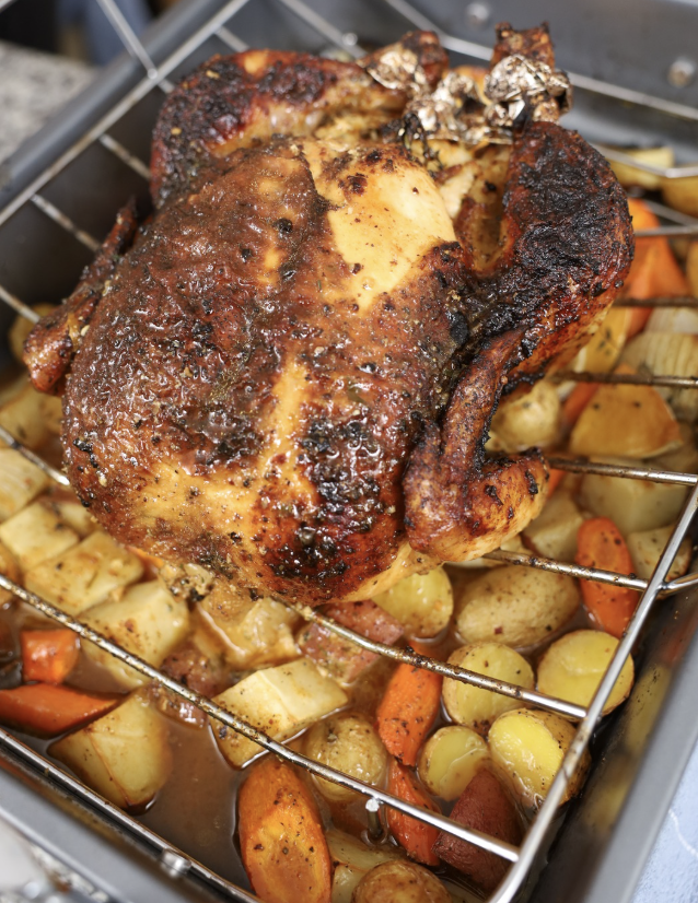 Roasted Spatchcocked Chicken - One Stop Chop